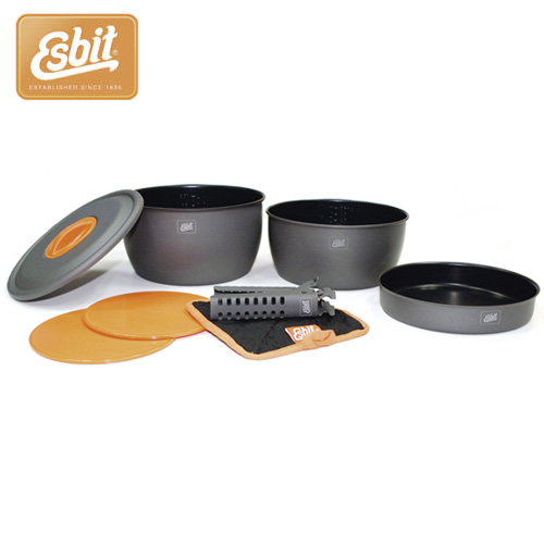 [ESBIT] 에스비트 쿠킹 셋 - 2500ml Cooking Set / Non-Stick 코팅 - 95,000원 | 택티컬아웃 ...